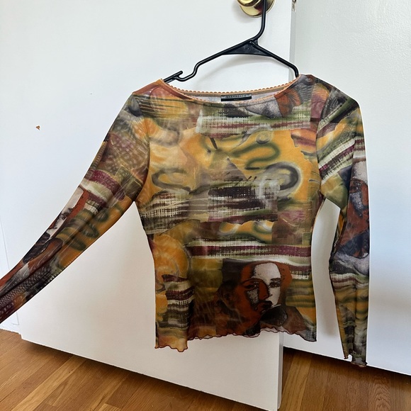Tops | Vintage Sheer Top | Poshmark